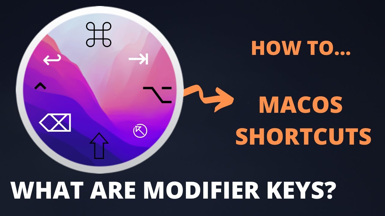 What are the Modifier Keys on Mac? How to use Shortcuts? - YouTube