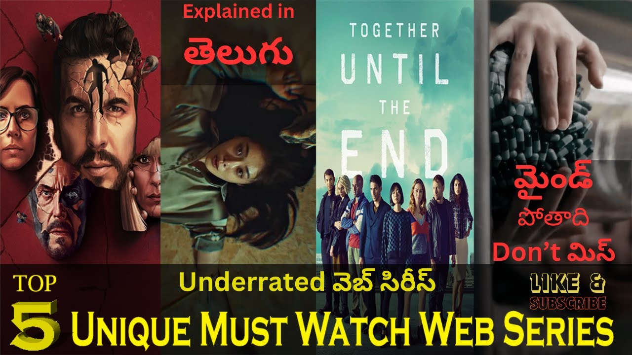 Top 5 Unique Must Watch Web Series/TV Shows on Netflix [in Telugu ...
