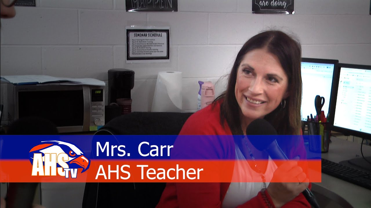 AHS Spotlight on Mrs. Carr - YouTube