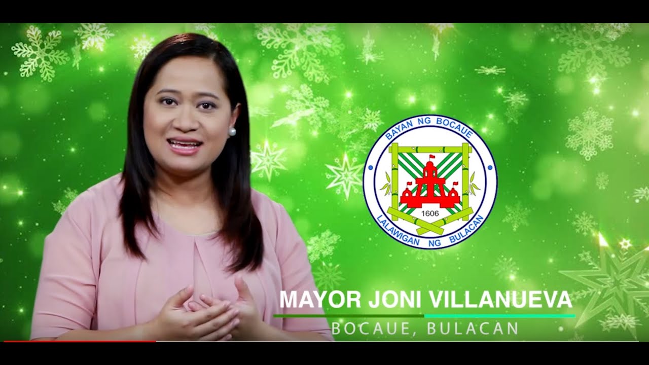 Pagbati ng Manigong Bagong Taon mula kay Mayor Joni Villanueva - YouTube