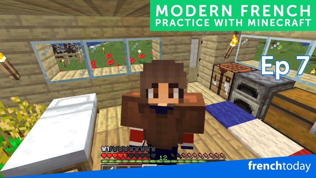 🌾 Français Facile Avec With Minecraft - Video 7 - Ma Ferme - YouTube
