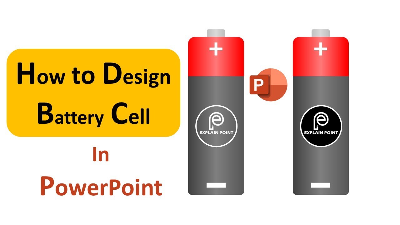 How to Create a Battery Cell Illustration in PowerPoint - YouTube