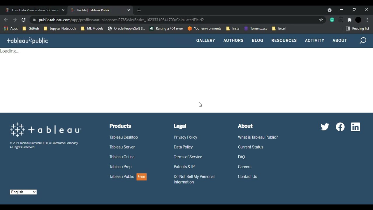 Tableau Tutorial for Beginners 20 - Publishing and Sharing Reports ...