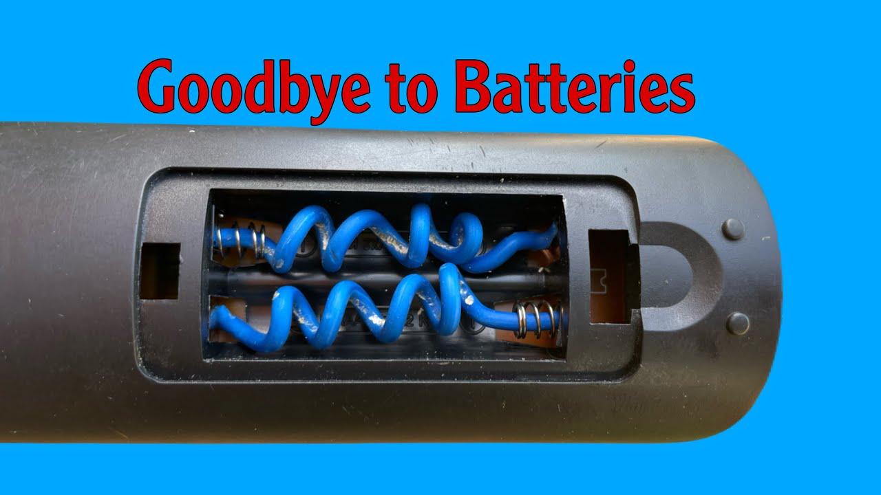 Powering Any Tv Remote Control Without Batteries: Goodbye To Batteries ...