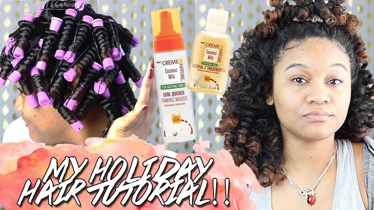 My Holiday Hair | Perm Rod Set - YouTube