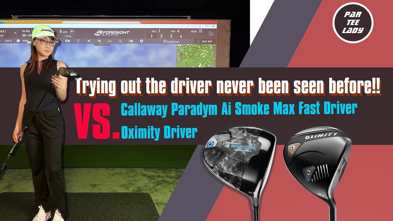 Trying out the driver never been seen before!! || Callaway Ai Smoke Max ...