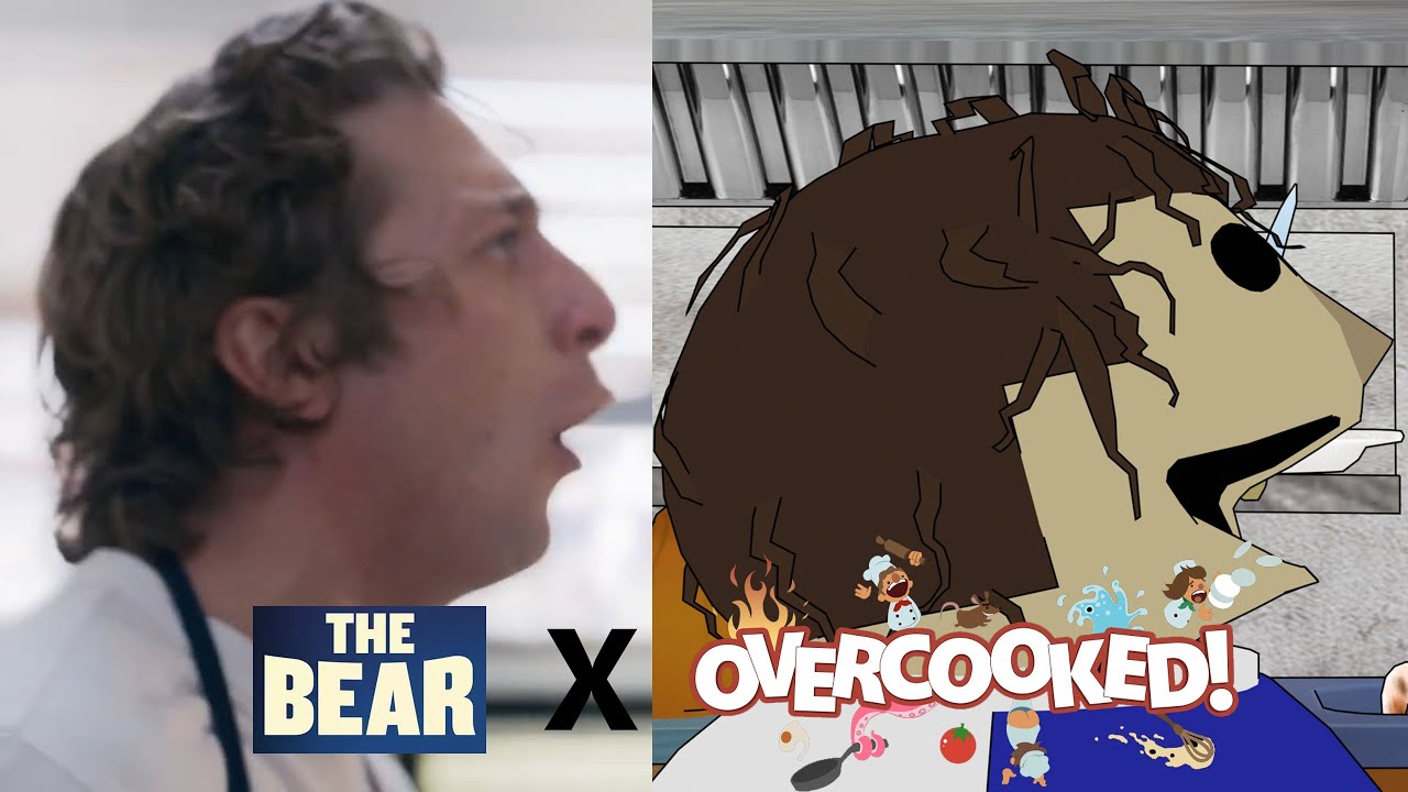 The Bear but its Overcooked Kitchen Nightmare - YouTube