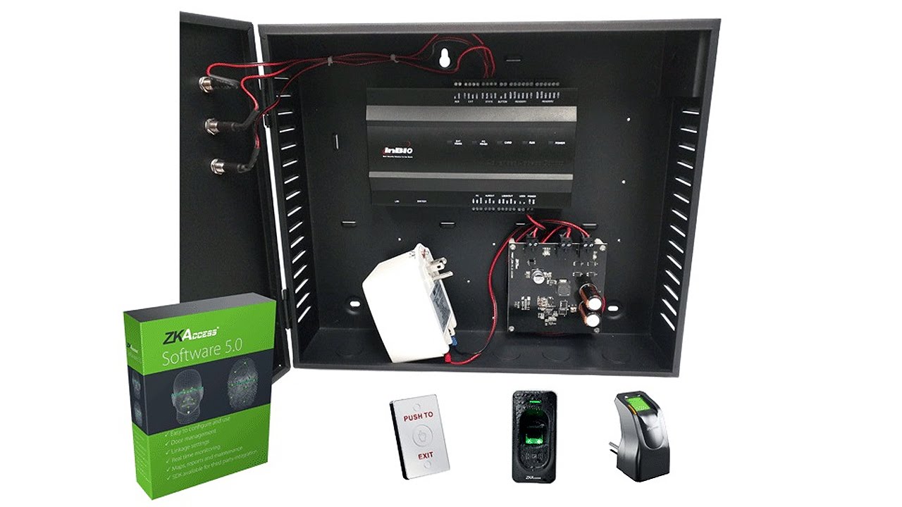 1 Door Access Control System System - YouTube