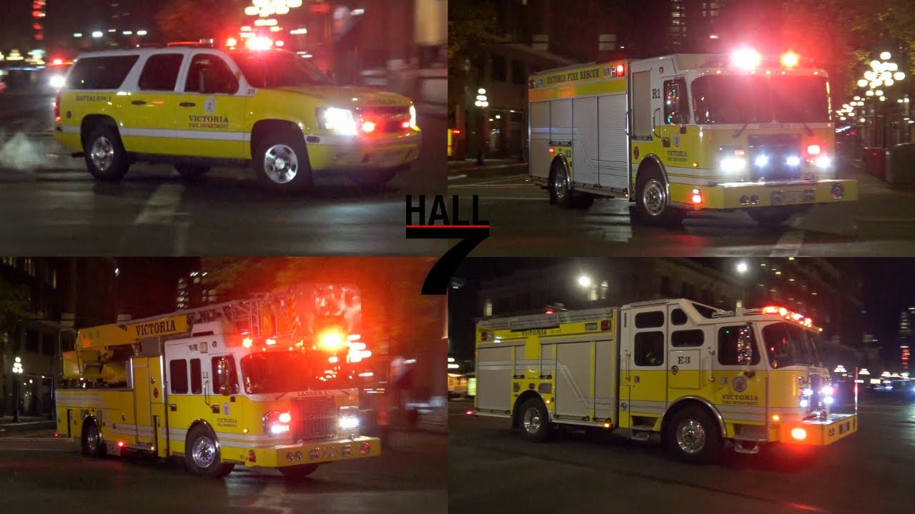 Victoria Fire Department - Report of Smoke Response - YouTube