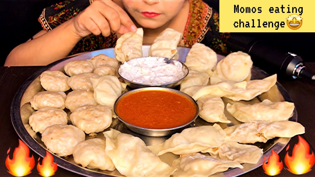 Eating unlimited momos challenge🥳|momos eating challenge|street food ...