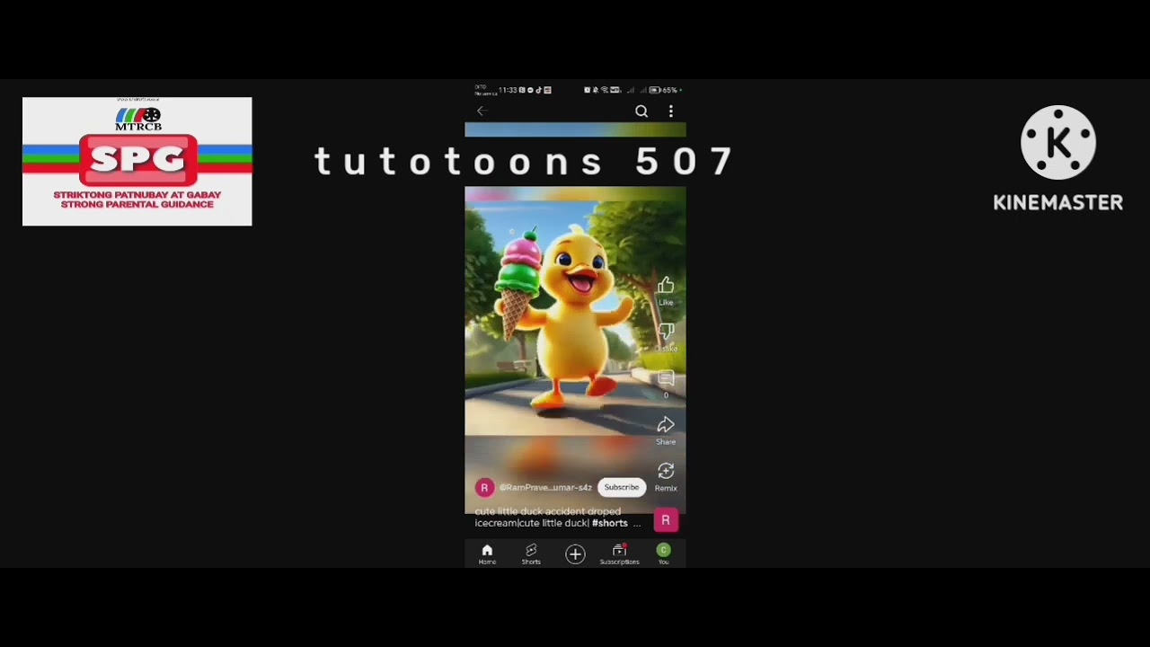 ice cream cry duck - YouTube