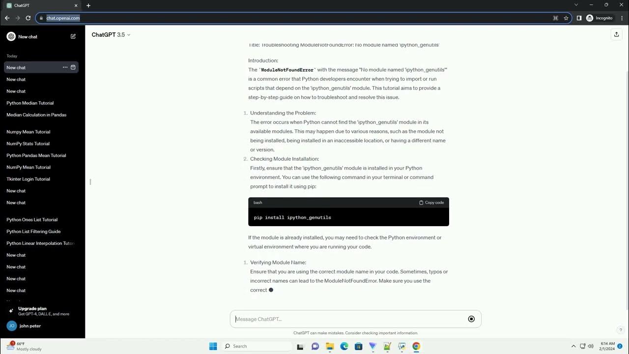 modulenotfounderror no module named ipython genutils - YouTube