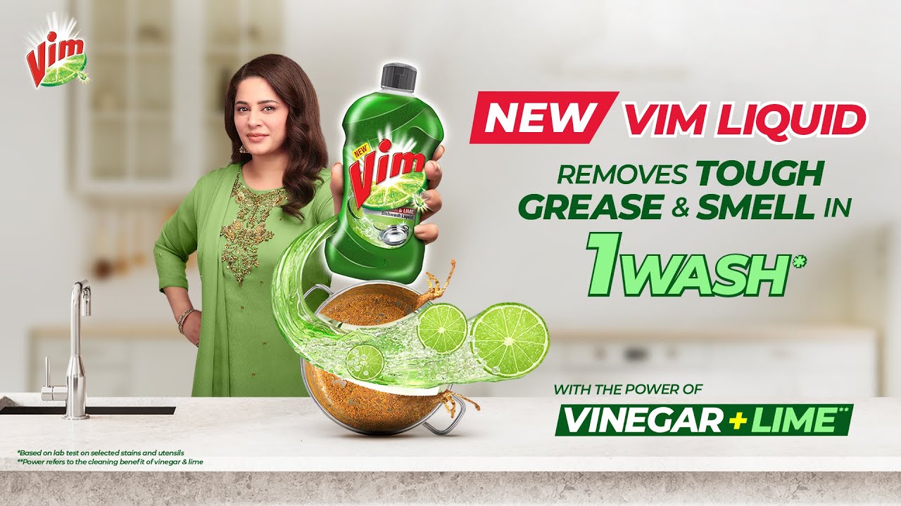 All New Vim Liquid | Power of Vinegar And Lime - YouTube