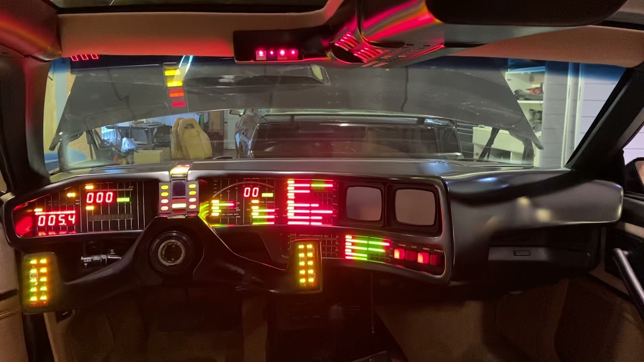 Knight Rider Kitt Dashboard - Ready for Action - YouTube