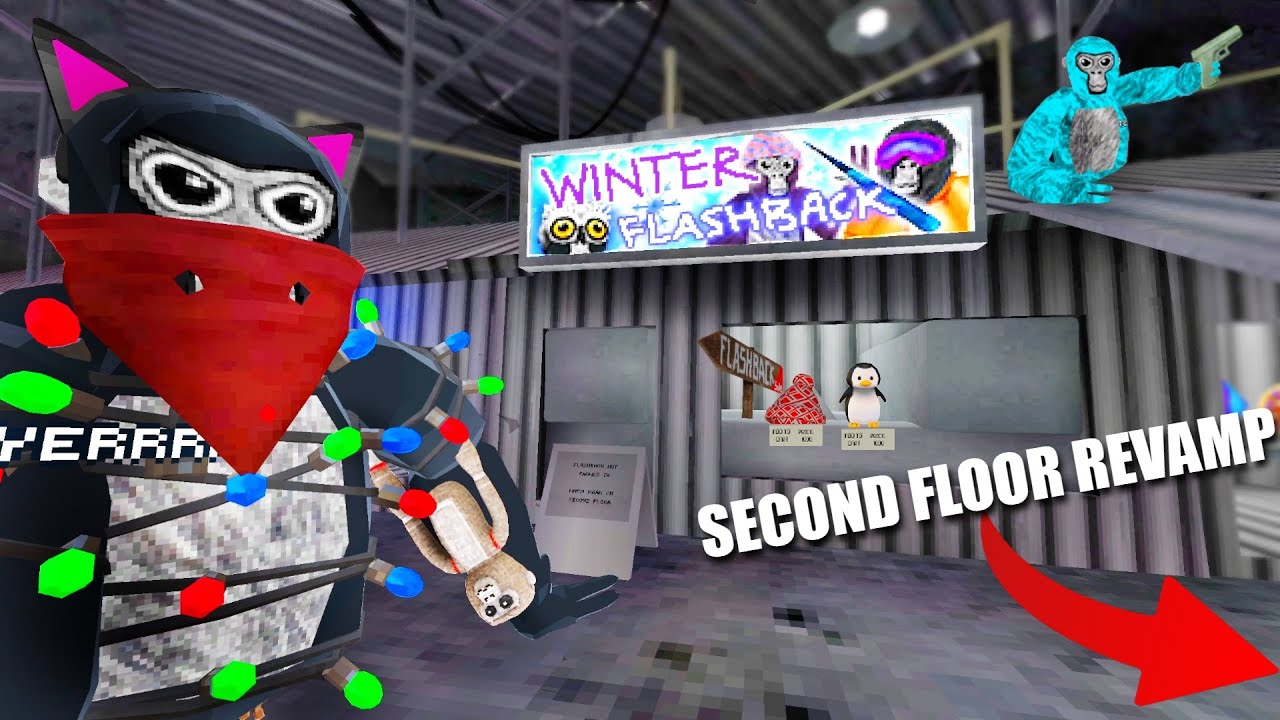 Gorilla Tags NEW Winter Flashback UPDATE (Second Floor secret) - YouTube