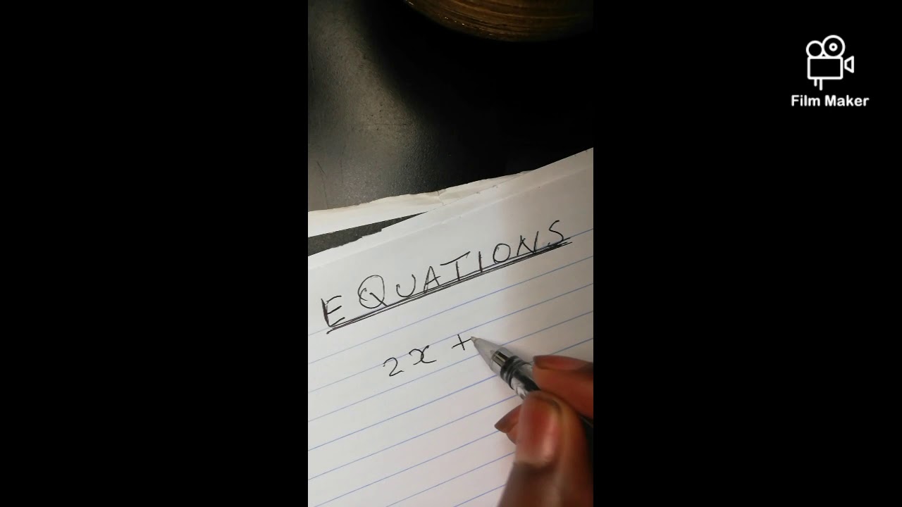 Types of mathematical equations - YouTube