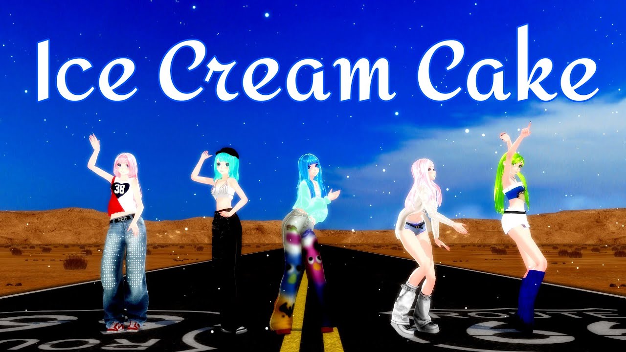 [MMD/MMDPiwterJa] ICE CREAM CAKE - RED VELVET 💗 - YouTube