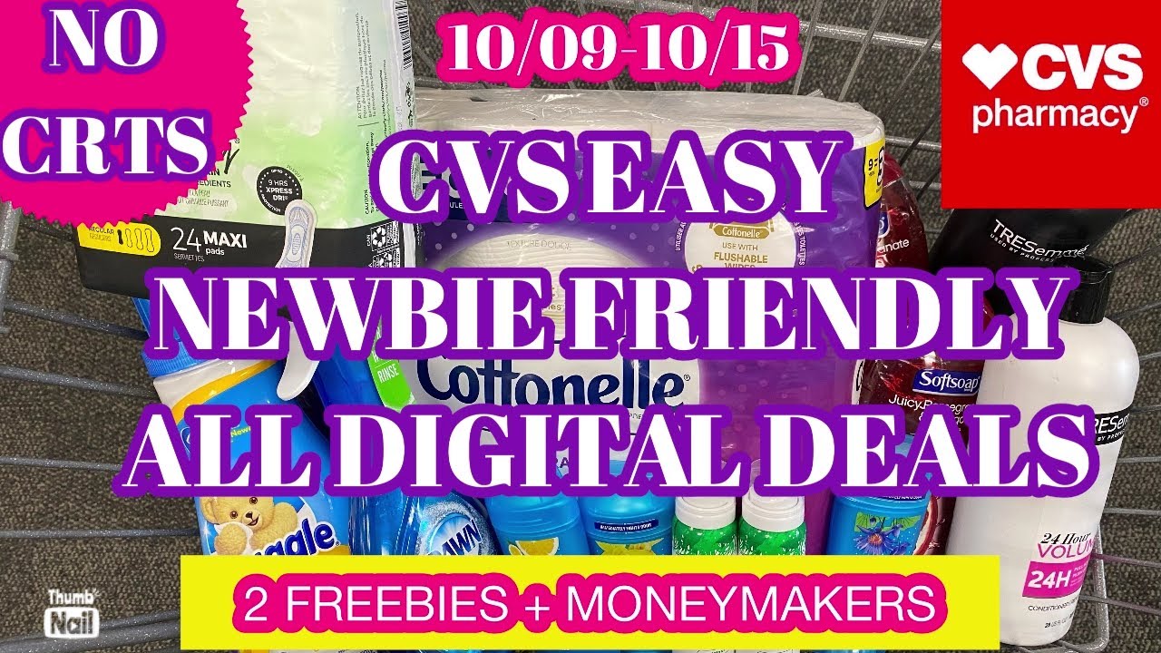 CVS Easy Newbie Friendly All Digital Deal 10/09-10/15 {P&G Promotional ...