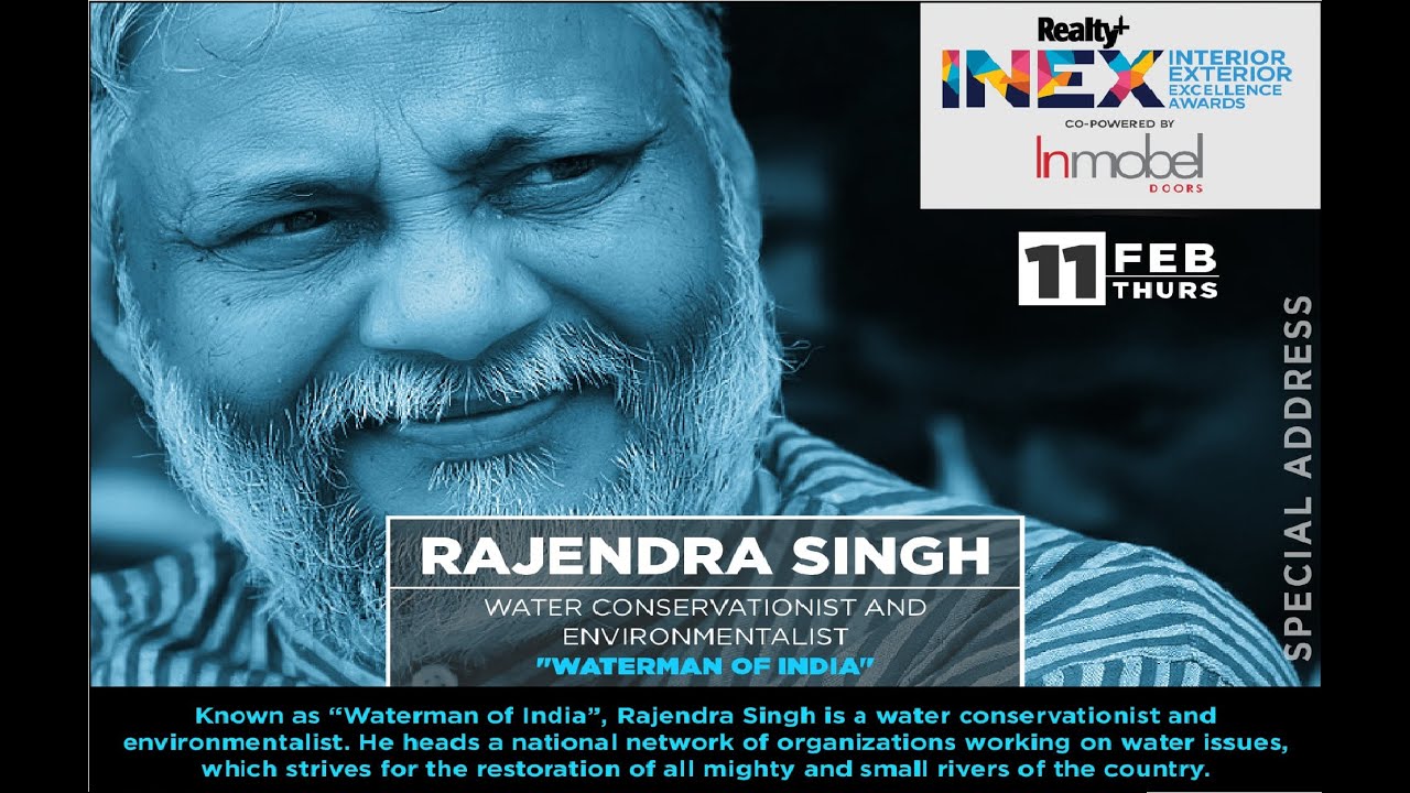 Special Address: Dr. Rajendra Singh, Water Conservationist ...