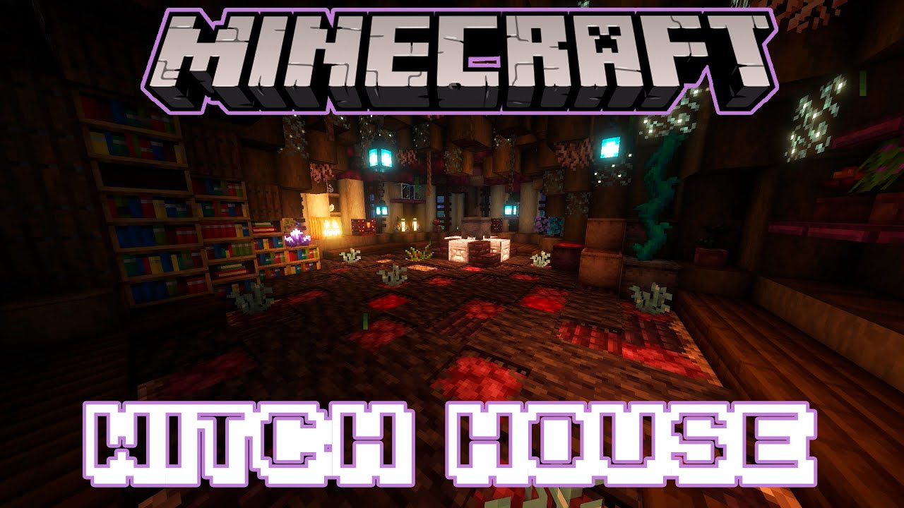 A witch's house in minecraft, 9 hours of waiting for a witch in the ...