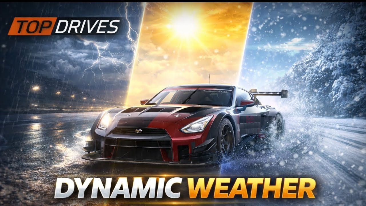 TAKING A LOOK AT THE DYNAMIC WEATHER!!! | TOP DRIVES - YouTube