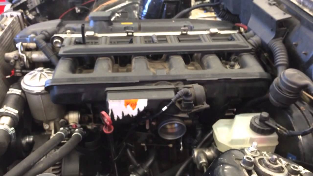 M52 idle without idle control motor/valve - YouTube