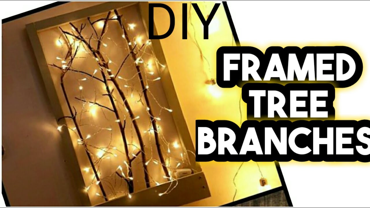 DIY: wall decor using tree branches|| 5minuts DIY || Easy Wall CRAFT ...