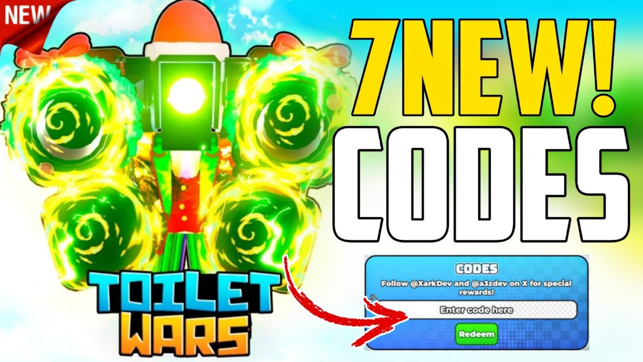 *NEW UPDATE* ALL WORKING CODES FOR TOILET WARS TOWER DEFENSE ! ROBLOX ...