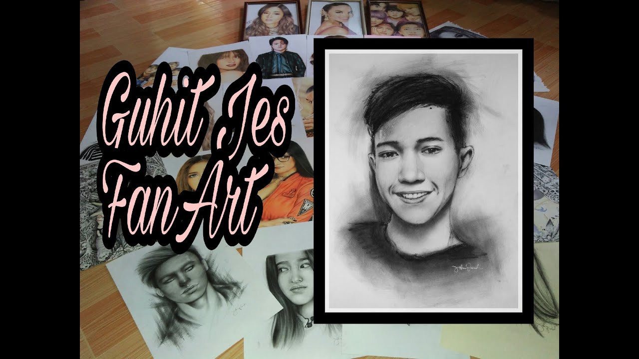 Guhit Jes (Jestoni Rubantes) FanArt Speed Drawing - YouTube