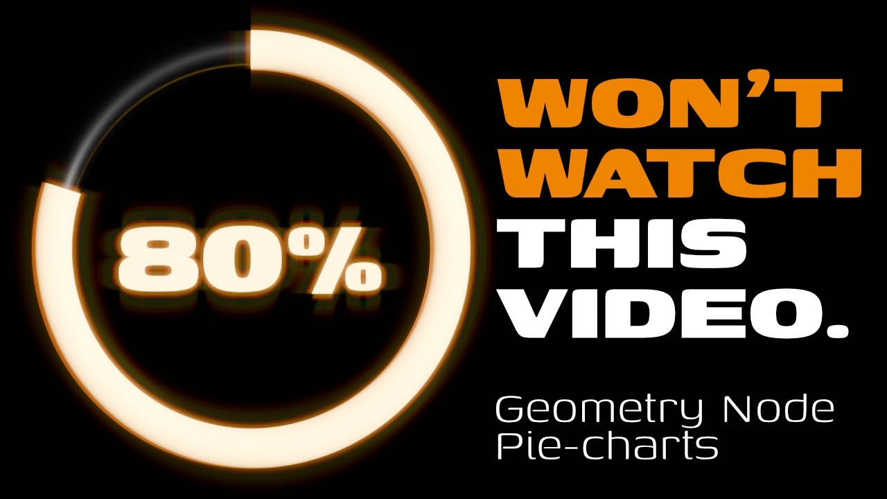 Blender Geometry Nodes Pie Chart Tutorial - YouTube