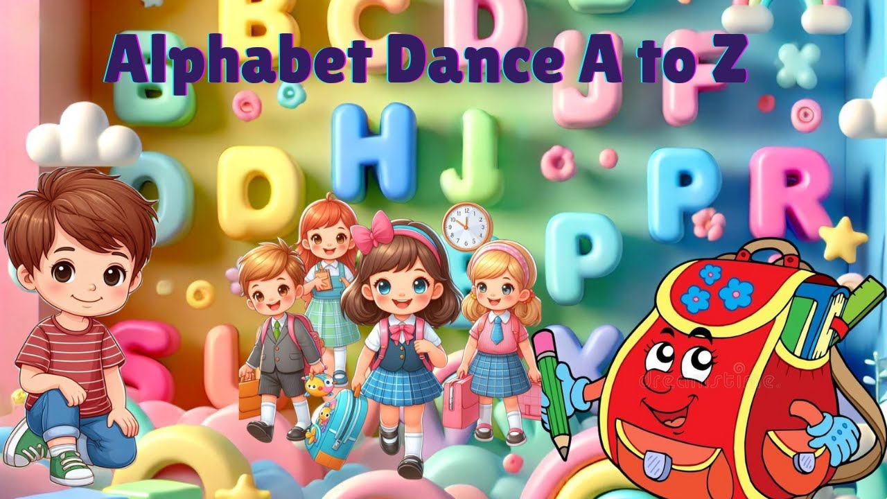 Alphabet Dance A to Z | Fun with ABC | Fun Learning | Happy ABCD Rhymes ...
