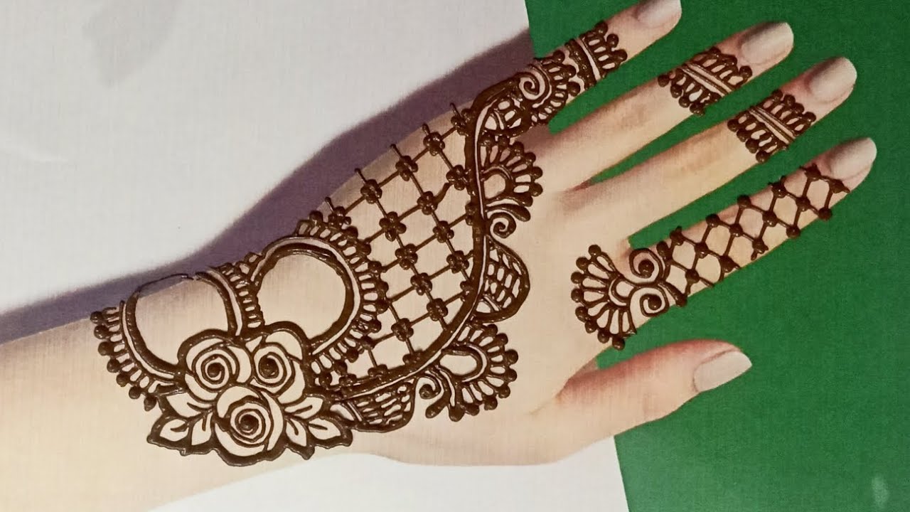 New style back hand mehedi design 2025 👌 latest Mehedi design । Arabic ...