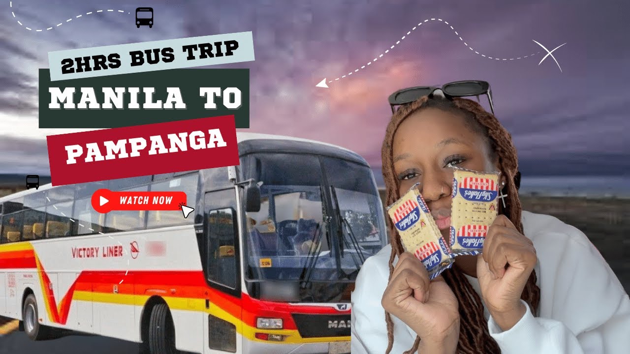 2HRS BUS TRIP FROM MANILA TO PAMPANGA 🇵🇭 Part 1 - YouTube