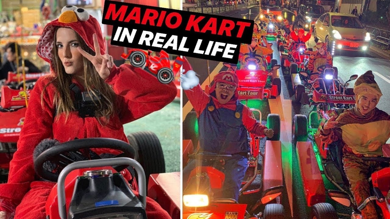 MARIO KART in REAL LIFE ... Drive around TOKYO at NIGHT 🏎💨 - YouTube
