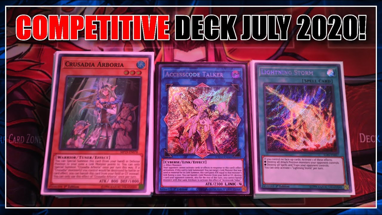 YUGIOH CRUSADIA GUARDRAGON COMPETITIVE DECK PROFILE ~IN DEPTH~ JULY ...