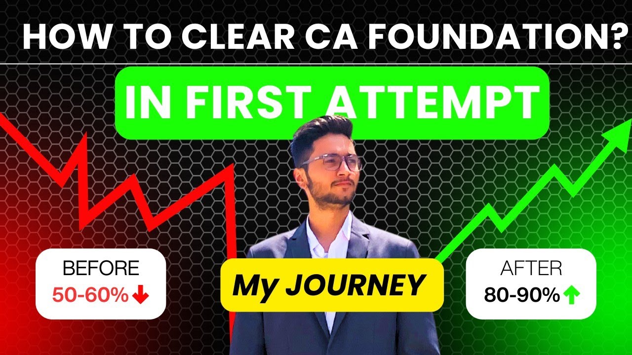 HOW TO CLEAR CA FOUNDATION IN FIRST ATTEMPT 💯 | My Journey + My ...