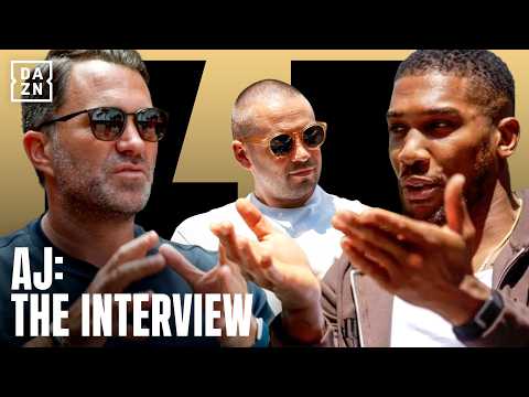 Anthony Joshua opens up in candid interview with Eddie Hearn and Frank Smith