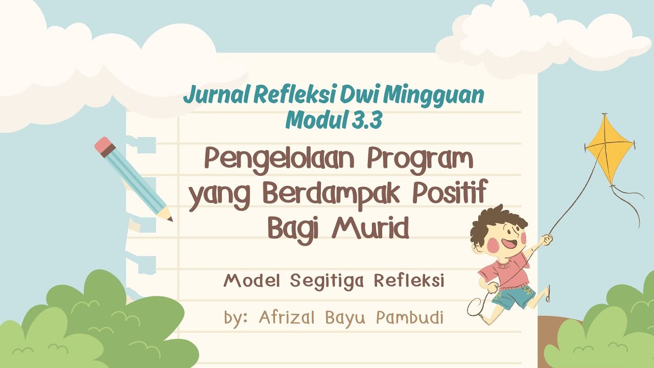 Jurnal Refleksi Dwi Mingguan Modul 3.3 Model Segitiga Refleksi - YouTube