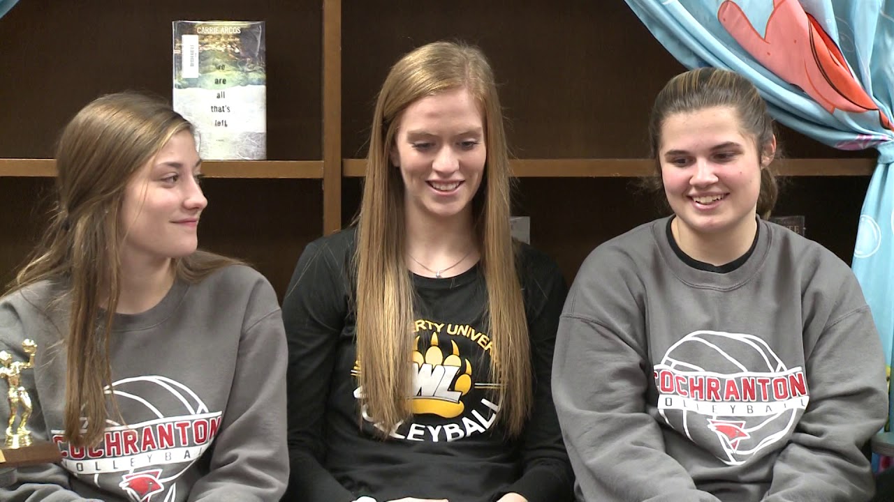 Sports Close-Up Cochranton High School Girls Volleyball - YouTube