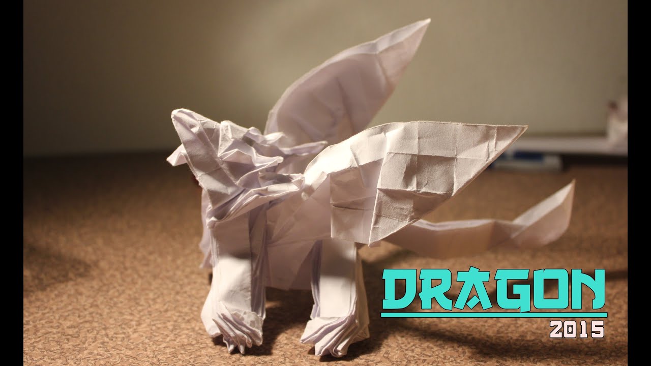Origami Dragon 2015 (Choo Di Shen) - YouTube