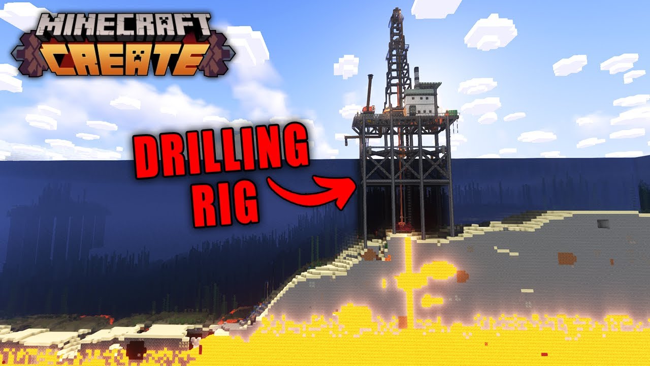 Tapping the MOLTEN Mantle In Minecraft Create Mod - YouTube