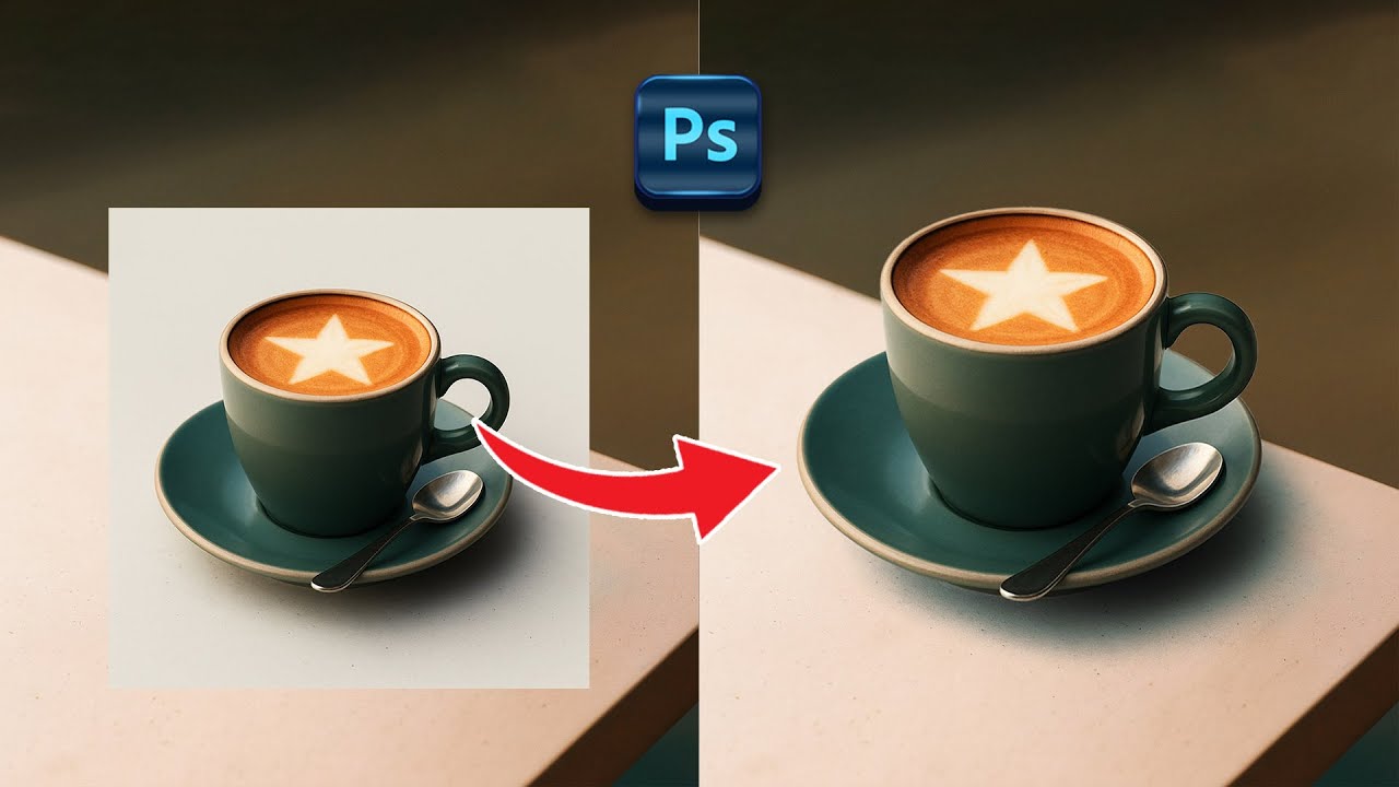 Blending Object into Background Adoeb Photoshop Compositing Tutorial - YouTube