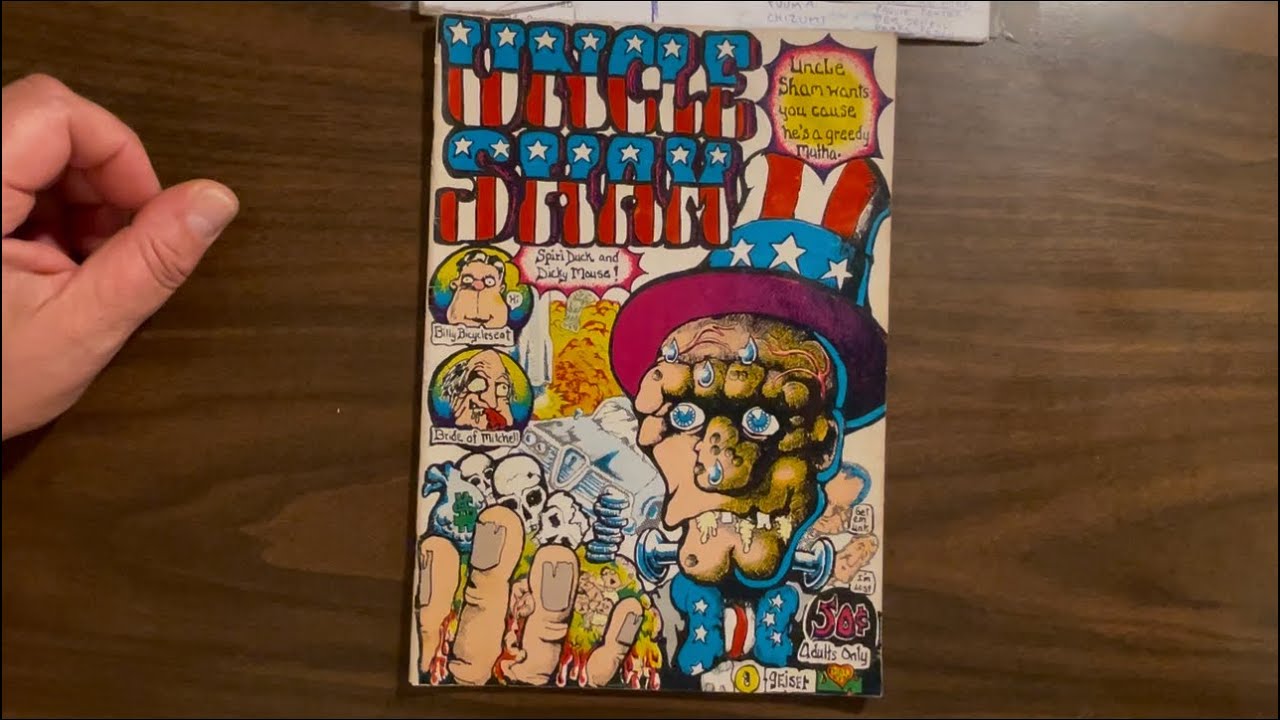 Uncle Sham #1: ugly but compelling 1971 underground comic from Dave ...