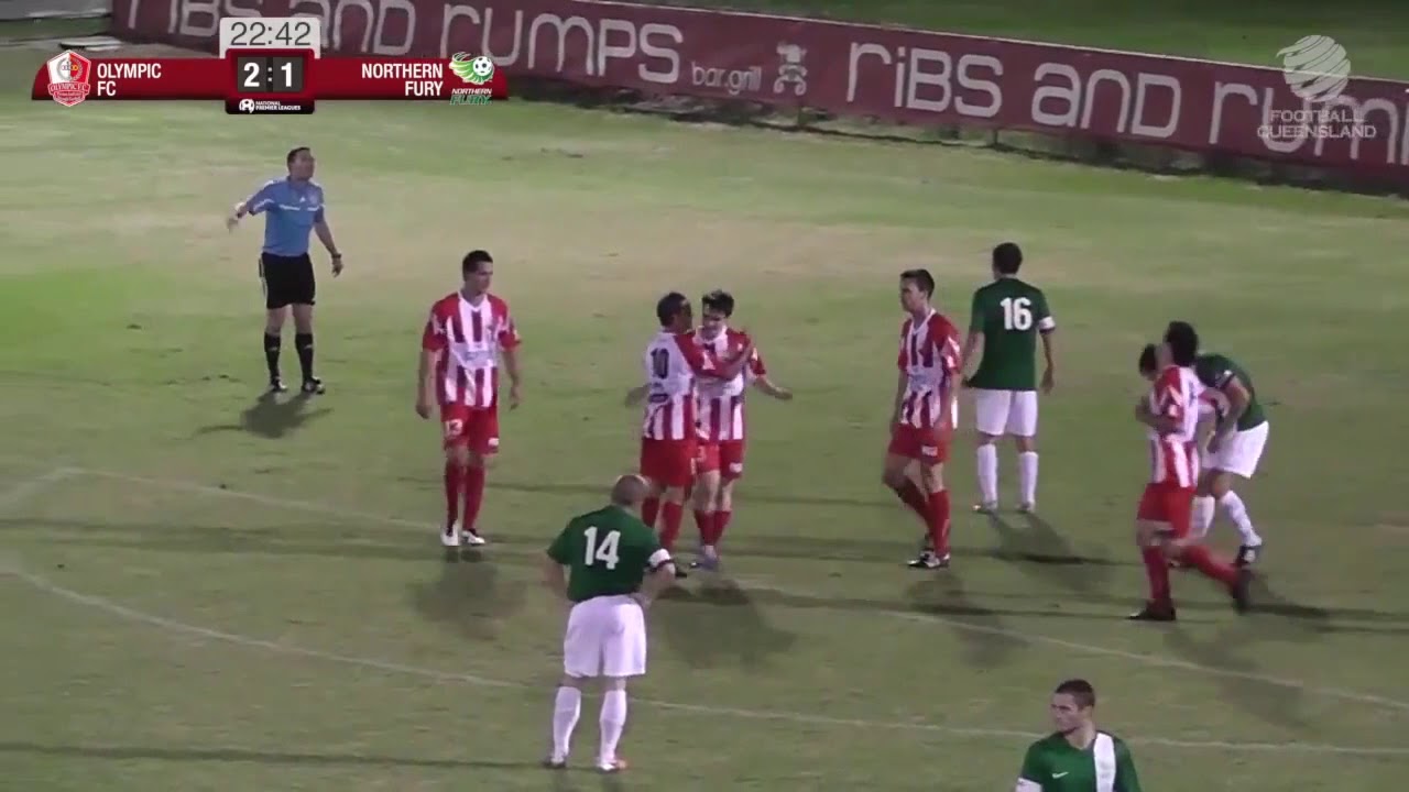 NPL QLD 2013 Round 8 - Olympic FC vs Northern Fury Highlights - YouTube