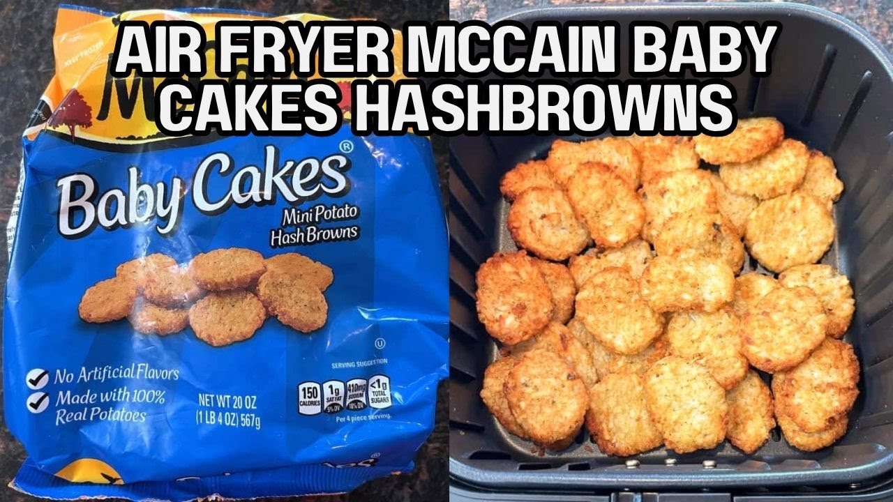Air Fryer Frozen McCain Baby Cakes Hashbrowns 🔥 Easy & Crunchy ...