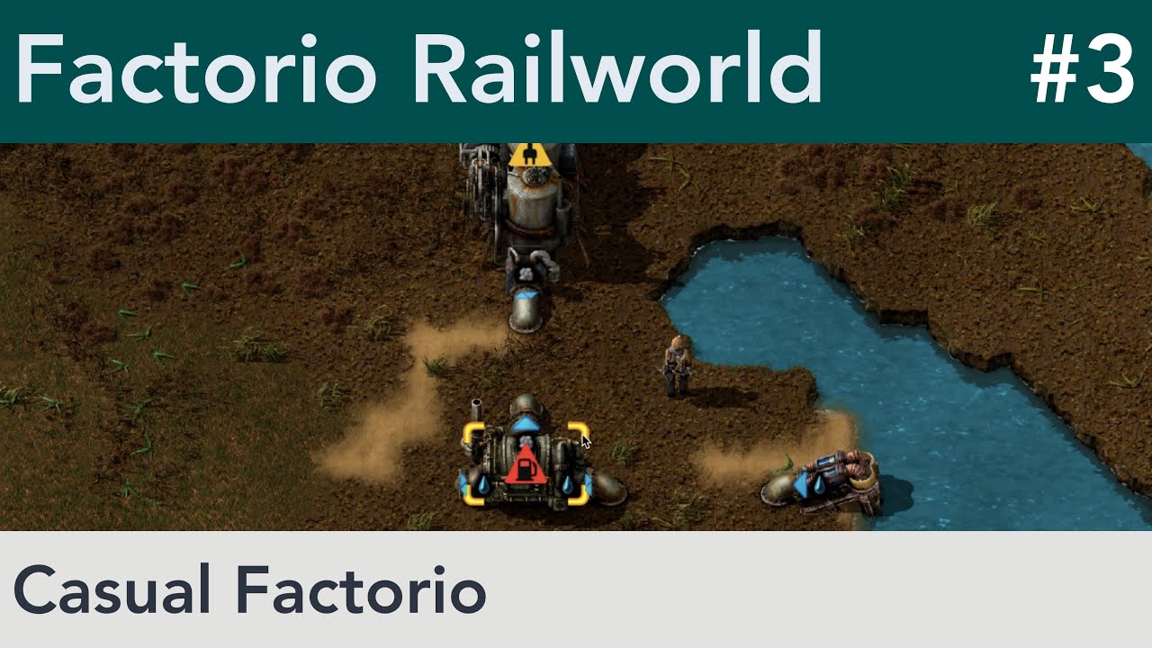 Simple Red Science - Factorio Railworld - #3 - YouTube