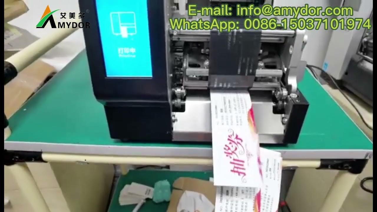 Entrance Ticket Voucher Thermal Printer Clothing Label Printing Machine ...
