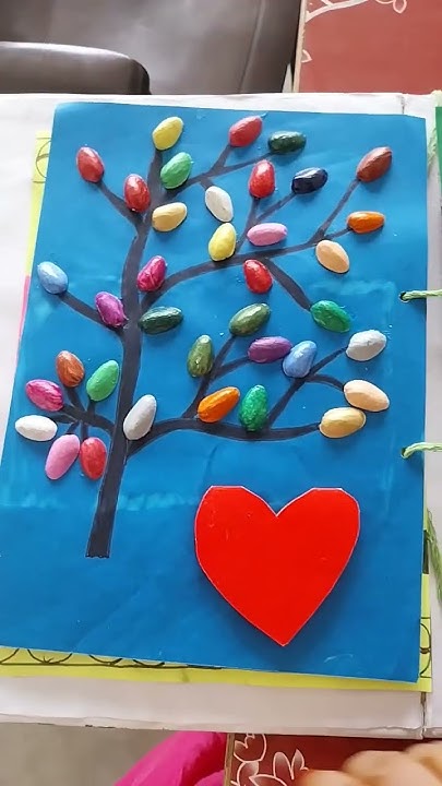 Handmade portfolio# my creativity # project part-1 - YouTube