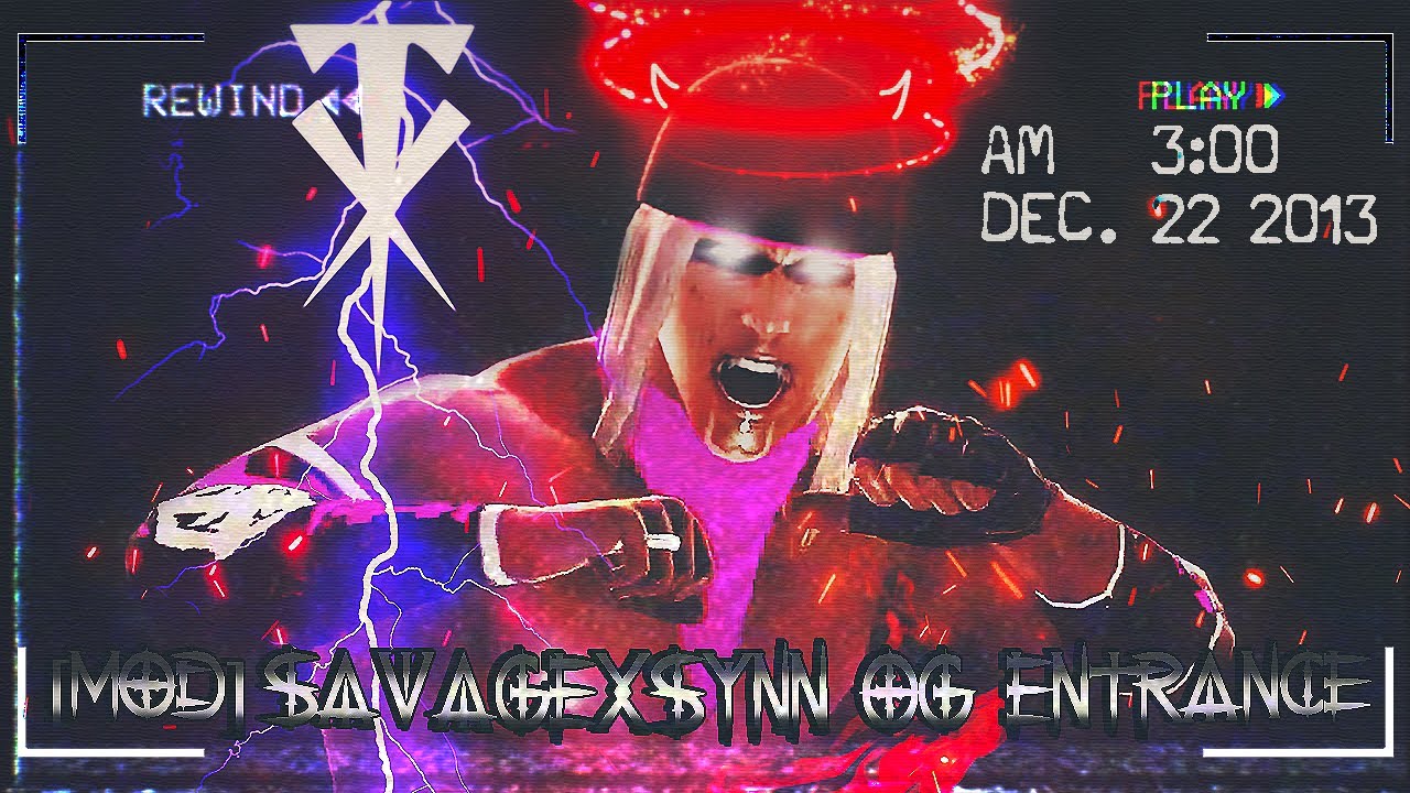 WWE 2K: † xMODx † SaVaG3xSyNN😈 | OG CAW Entrance - YouTube