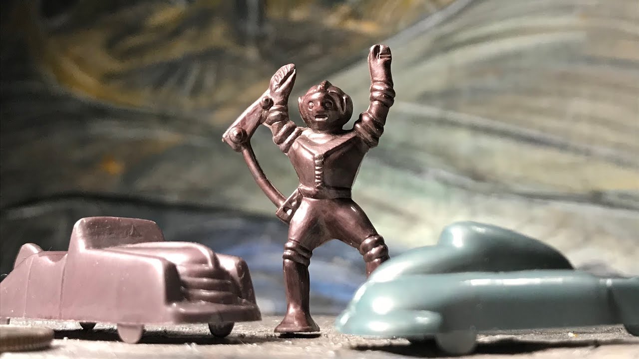 Miniature Archer Space Figures and Vintage Plastic Space Minis, 1950s ...